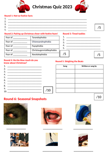 Christmas Quiz 2023! | Teaching Resources