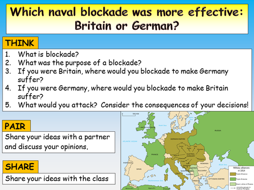 WWI Naval Blockades | Teaching Resources