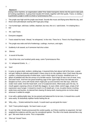 Language Paper 1 SoW | Teaching Resources