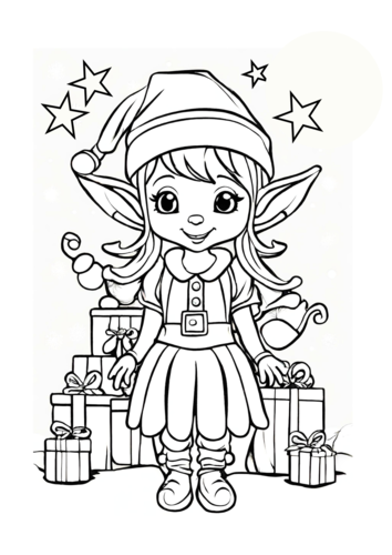 Six Christmas Colouring Pages for the Holiday Season, Cute Christmas ...