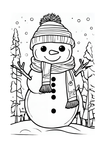 Six Christmas Colouring Pages for the Holiday Season, Cute Christmas ...
