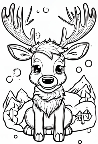 Six Christmas Colouring Pages for the Holiday Season, Cute Christmas ...