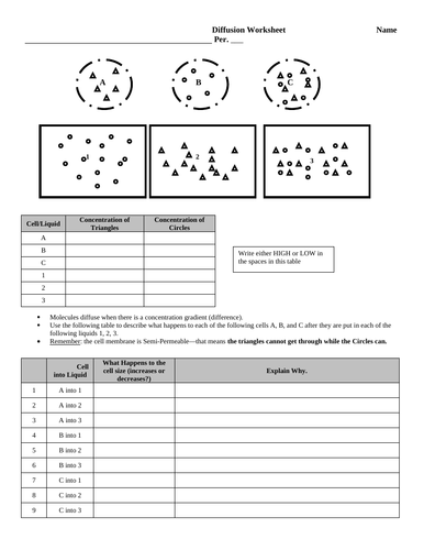 B1.6 Diffusion | Teaching Resources