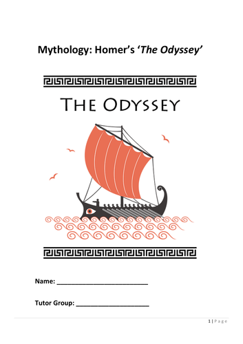 Greek Myths & The Odyssey Booklet | Teaching Resources