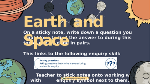 Year 5 Earth and Space | Teaching Resources