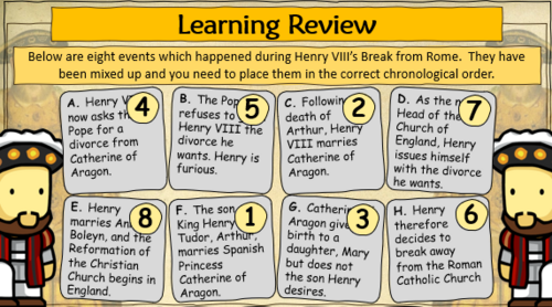 Henry VIII - Break from Rome & Reformation | Teaching Resources