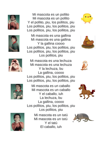 Year 7 Las mascotas + los colores PPT lesson and exercises + a song ...