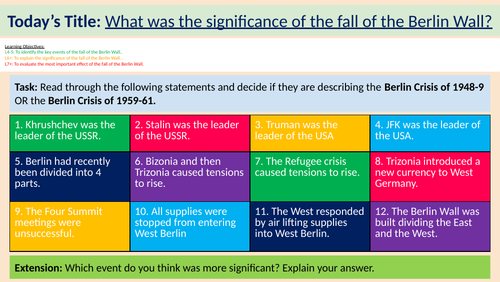 BUNDLE TOPIC 3 OF SUPER POWER RELATIONS & COLD WAR GCSE HISTORY EDEXCEL ...