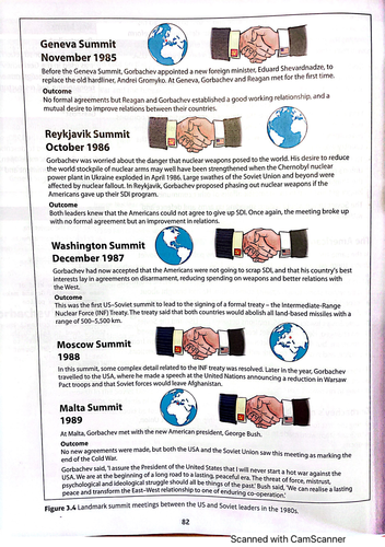 BUNDLE TOPIC 3 OF SUPER POWER RELATIONS & COLD WAR GCSE HISTORY EDEXCEL ...