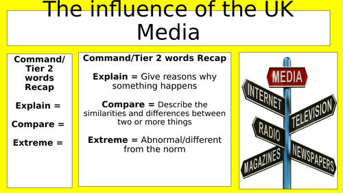 The influence of the UK's media | Teaching Resources