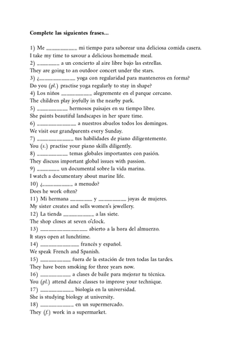 The Present Tense in Spanish / El presente - Complete Guide | Teaching ...