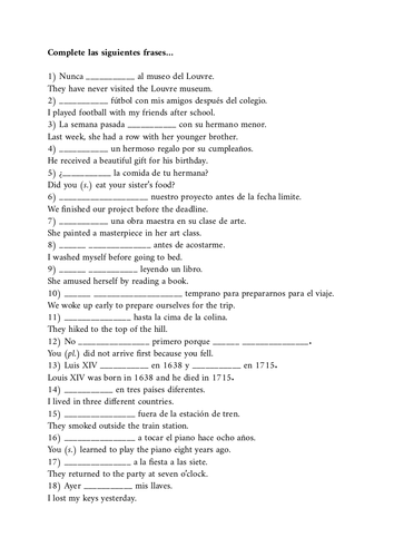 The Preterite Tense in Spanish / El préterito - Complete Guide ...
