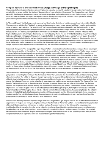 Power and Conflict 10 Model Responses | Teaching Resources
