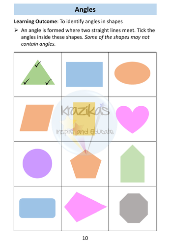 Level 1 Functional Skills Maths - 2D Shapes Workbook | Teaching Resources