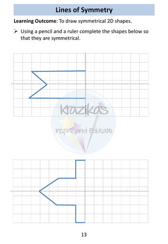 Level 1 Functional Skills Maths - 2D Shapes Workbook | Teaching Resources