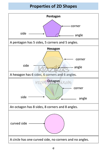 Level 1 Functional Skills Maths - 2D Shapes Workbook | Teaching Resources
