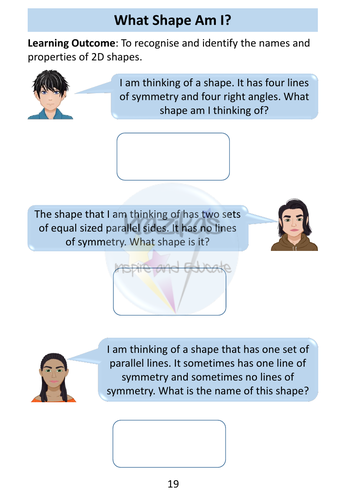 Level 1 Functional Skills Maths - 2D Shapes Workbook | Teaching Resources