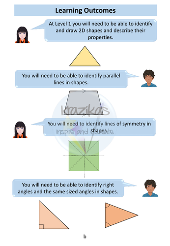 Level 1 Functional Skills Maths - 2D Shapes Workbook | Teaching Resources