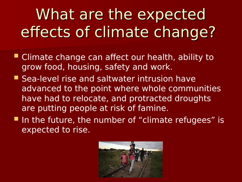 EFFECTS OF GLOBAL WARMING & POLLUTION Science PPT (cfc's, acid rain ...