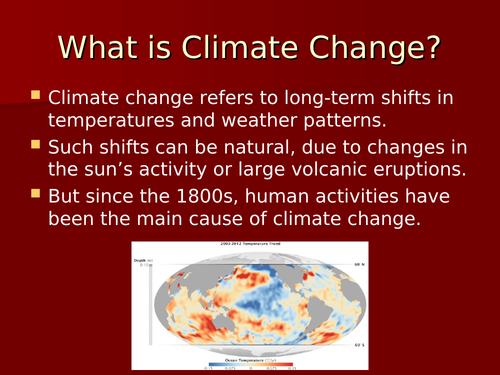 WHAT IS CLIMATE CHANGE and EVIDENCE OF GLOBAL WARMING Science Ppt (25PG ...