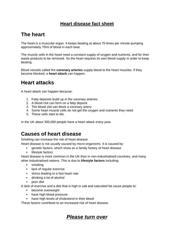 B4.4 Helping the heart | Teaching Resources