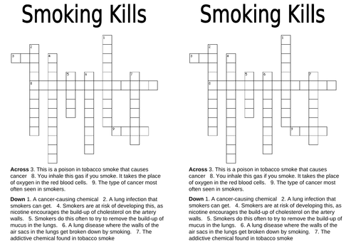 B7.3 Smoking and the risk of disease | Teaching Resources
