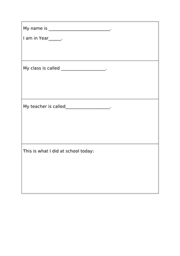 Day 1 planning for Year 1 first day of term September NQT | Teaching ...