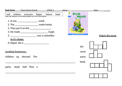 ORT Level 3 - Worksheets to support reading books | Teaching Resources