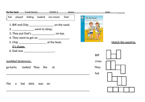 ORT Level 3 - Worksheets to support reading books | Teaching Resources