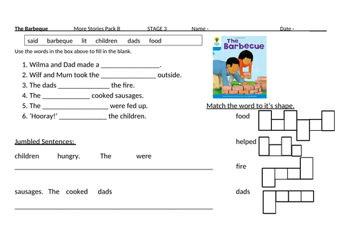 ORT Level 3 - Worksheets to support reading books | Teaching Resources