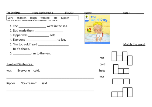 ORT Level 3 - Worksheets to support reading books | Teaching Resources