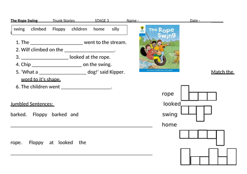 ORT Level 3 - Worksheets to support reading books | Teaching Resources