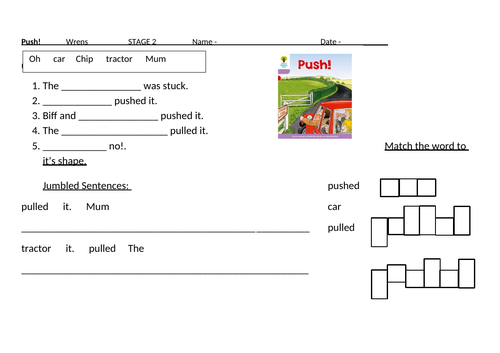 ORT Level 2 - More worksheets to support reading books | Teaching Resources