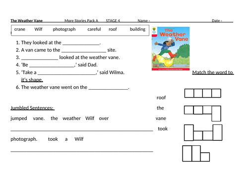 ORT Level 4 - Worksheets to support reading books | Teaching Resources
