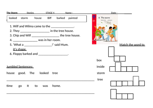 ORT Level 4 - Worksheets to support reading books | Teaching Resources