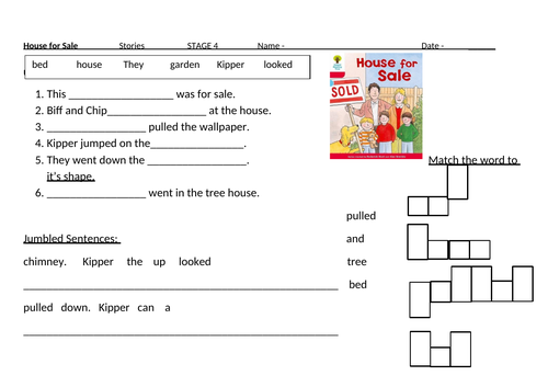 ORT Level 4 - Worksheets to support reading books | Teaching Resources
