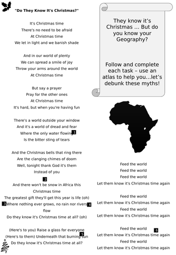 Africa Xmas Lesson | Teaching Resources