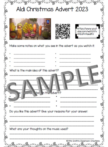 Christmas Adverts 2023 | Teaching Resources