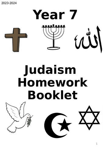 Judaism Unit KS3 | Teaching Resources