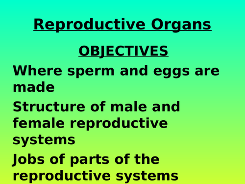 B11.5 Human reproduction | Teaching Resources