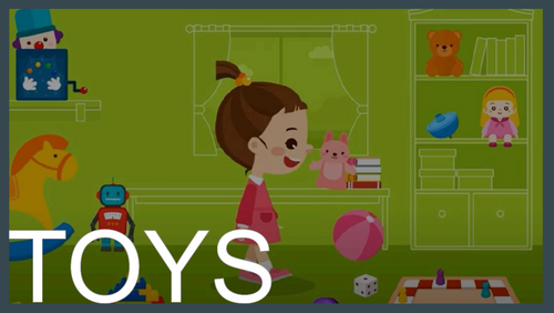 Phonics Toys Themed Vocabulary Slides - Sight Words / ELA / ESL/ EFL ...