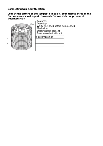 B17.4 Rates of Decomposition | Teaching Resources