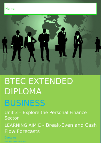 BTEC Business Level 3 Unit 3 Personal & Business Finance Learning Aim E ...
