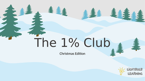 The 1% Club - Christmas Edition Quiz | Teaching Resources