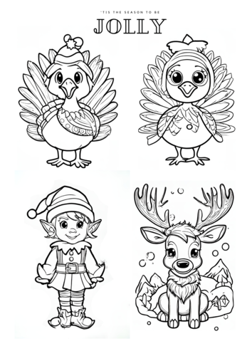 3 x Christmas Colouring Pages for the Holiday Season | Teaching Resources