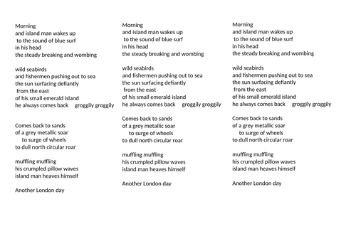 Identity and Culture Poetry Unit KS3 | Teaching Resources