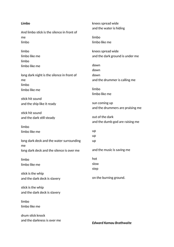 Identity and Culture Poetry Unit KS3 | Teaching Resources