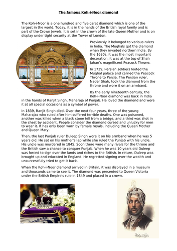 India Jewel in the Crown British Empire | Teaching Resources