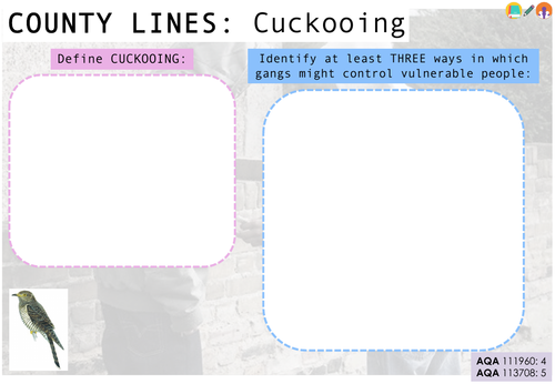 PSHCE County Lines & Child Criminal Exploitation FULL Unit of Work ...