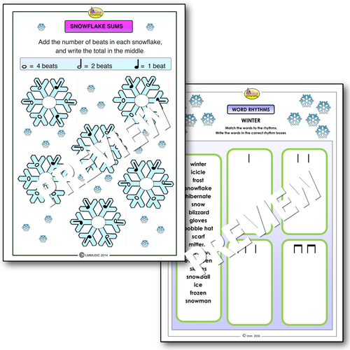 Mini Music Pack - WINTER | Teaching Resources